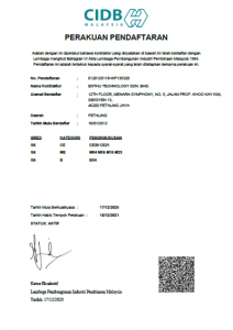 Certification – TMS Enthu Technology
